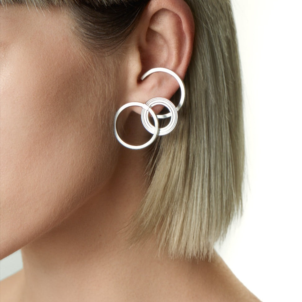 ORBIT c-line set earring – aka jewellery