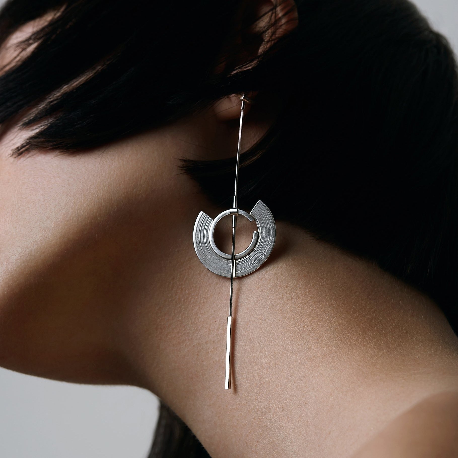 lobe chain, ear cuff, minimal ear cuff, lobe earring, earlobe chain ...